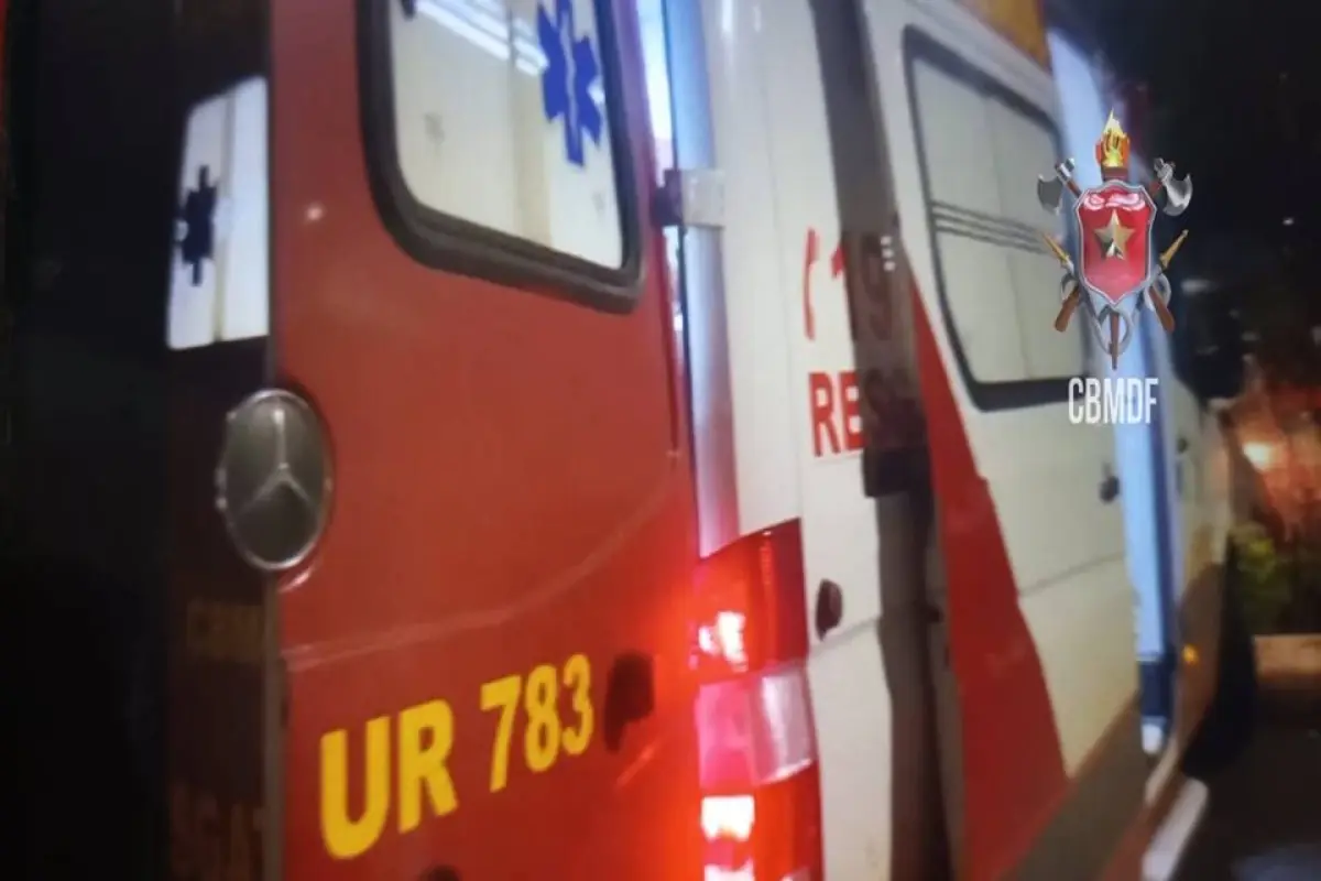 Incêndio em prédio residencial no Guará mobiliza Corpo de Bombeiros do DF