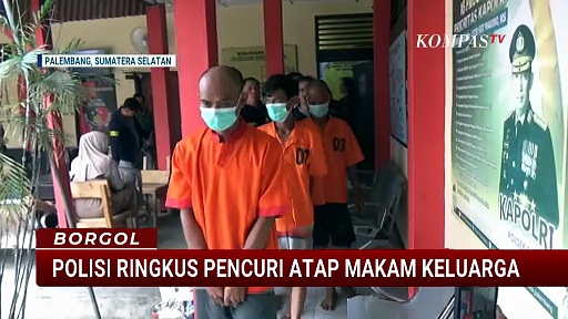 Polisi ringkus 2 spesialis pencuri atap makam keluarga di Palembang ...