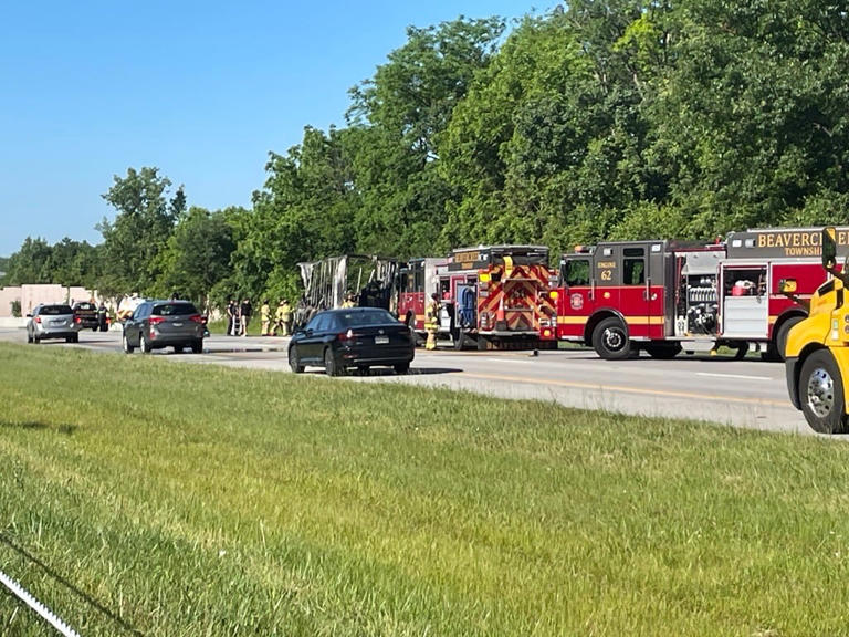 Box truck fire causes lane closures on I-675 in Greene County