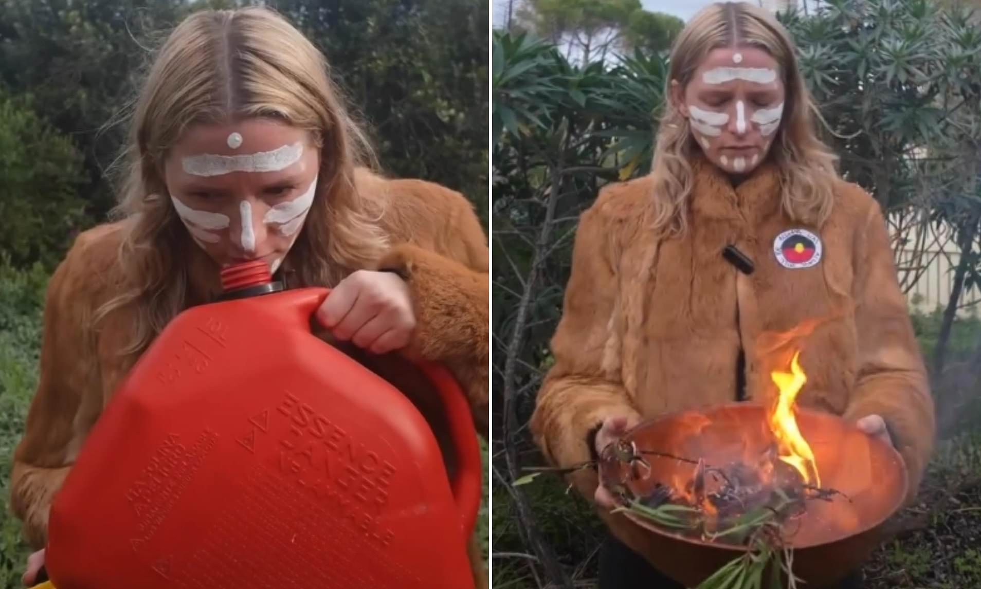 Comedian who dressed up as an Aboriginal and sniffed petrol hits back ...