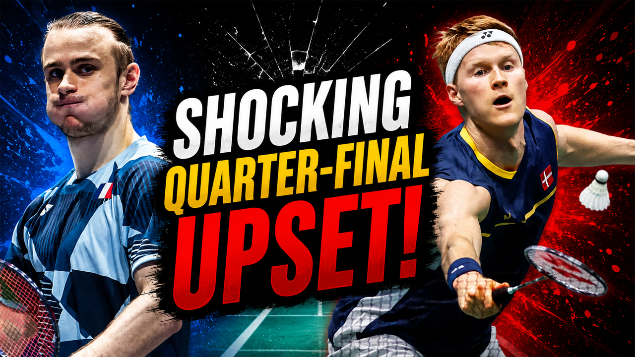 World No. 3 Antonsen crashes out in Singapore