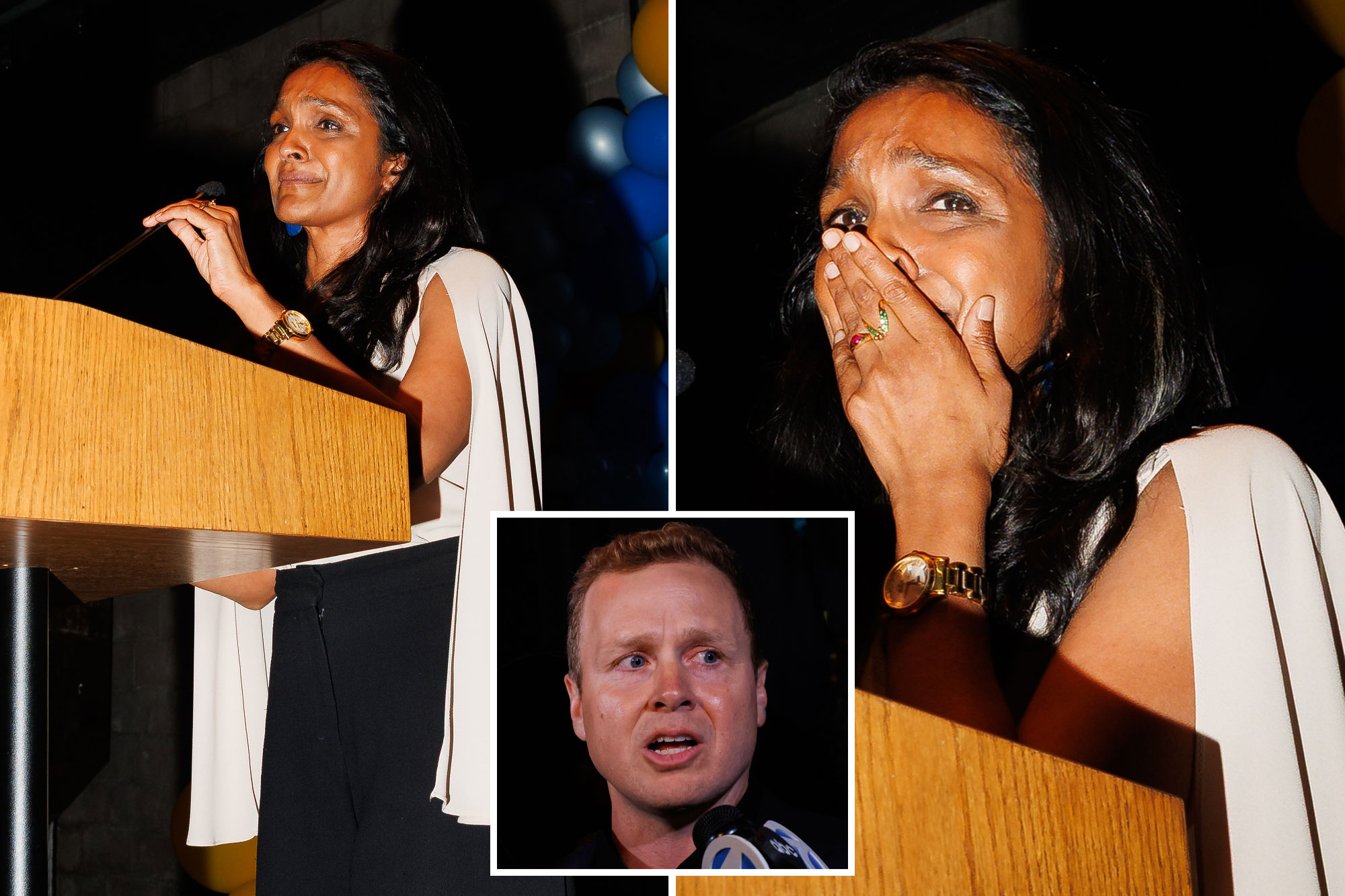 Far-left LA mayoral candidate Nithya Raman breaks down in tears as she ...