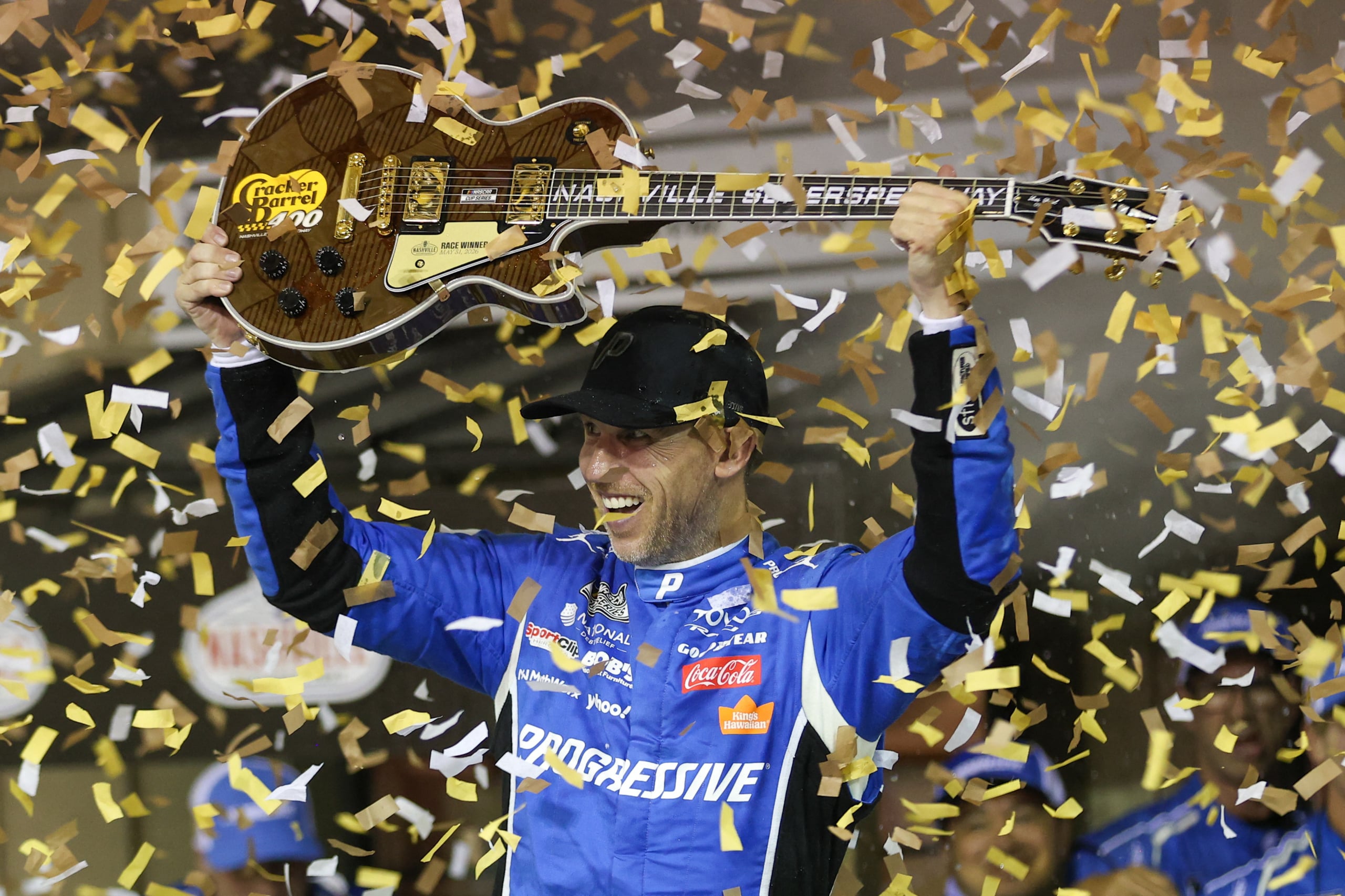 Denny Hamlin reveals key decision that won him Nashville race