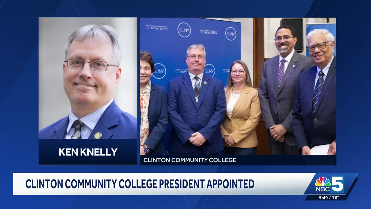 Ken Knelly named president of Clinton Community College
