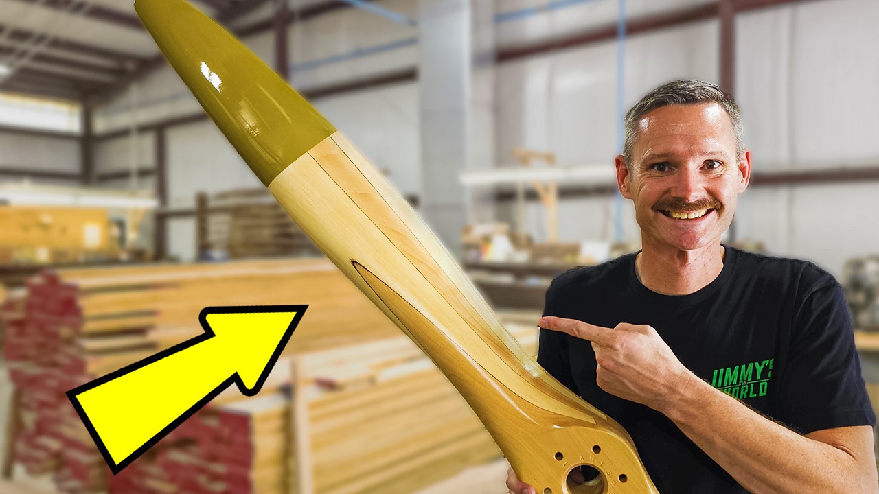 Wood propeller manufacturing