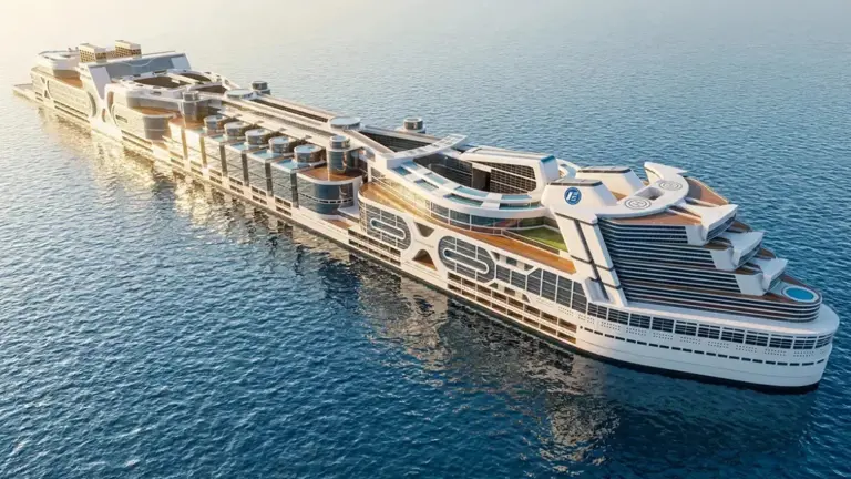 $16 billion mile-long cruise ship would permanently carry 80,000 people ...
