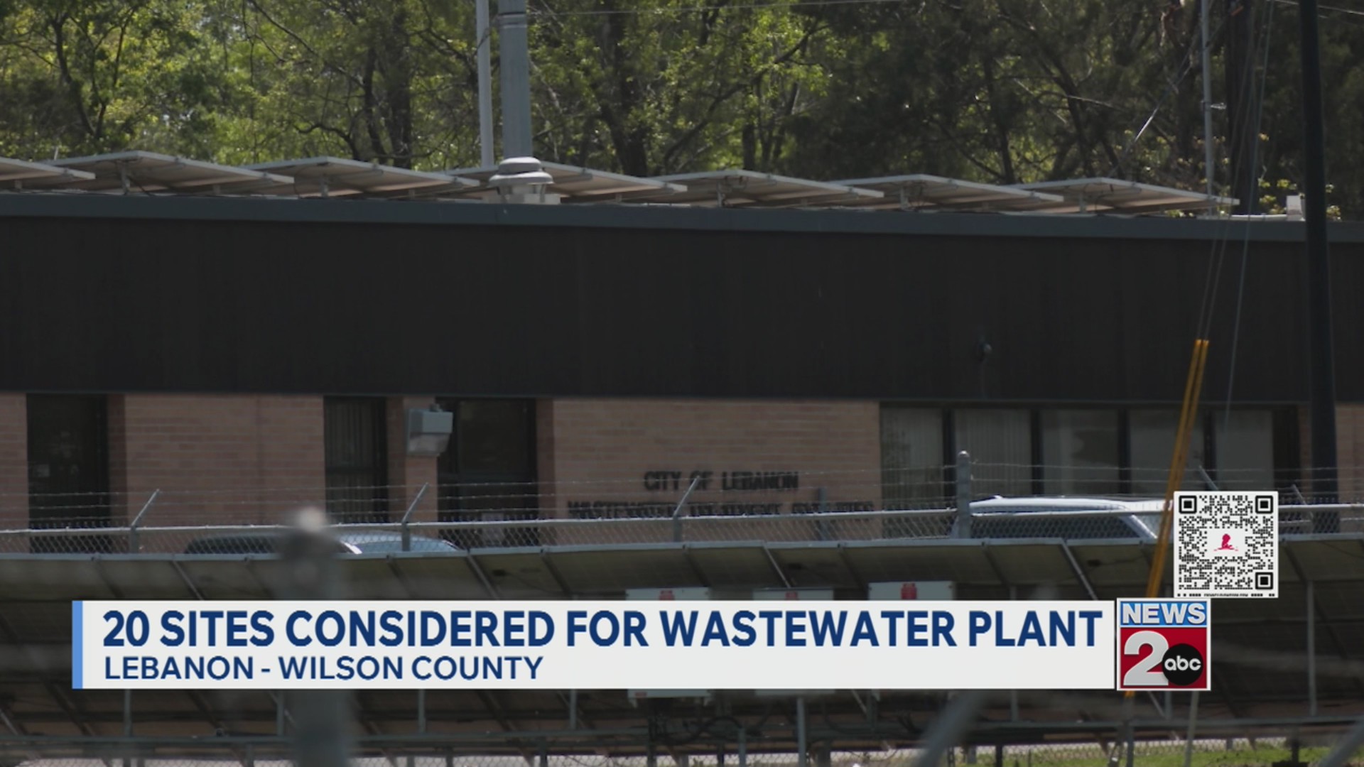20 sites considered for wastewater plant in Lebanon