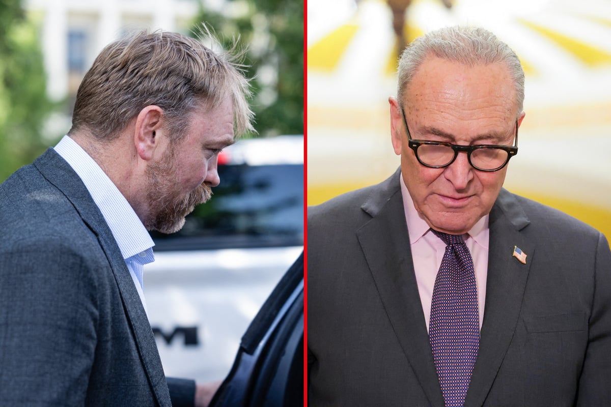 Platner meets with Chuck Schumer and other Senate Democrats in ...