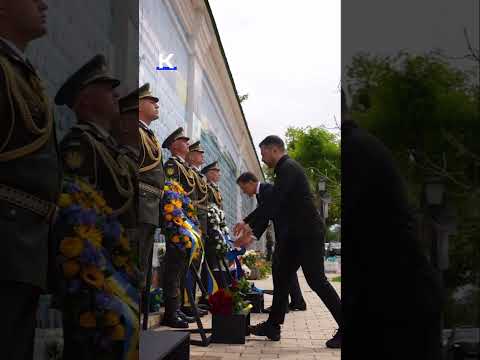 NATO leadership arrives in Kyiv to honor Ukraine's fallen defenders