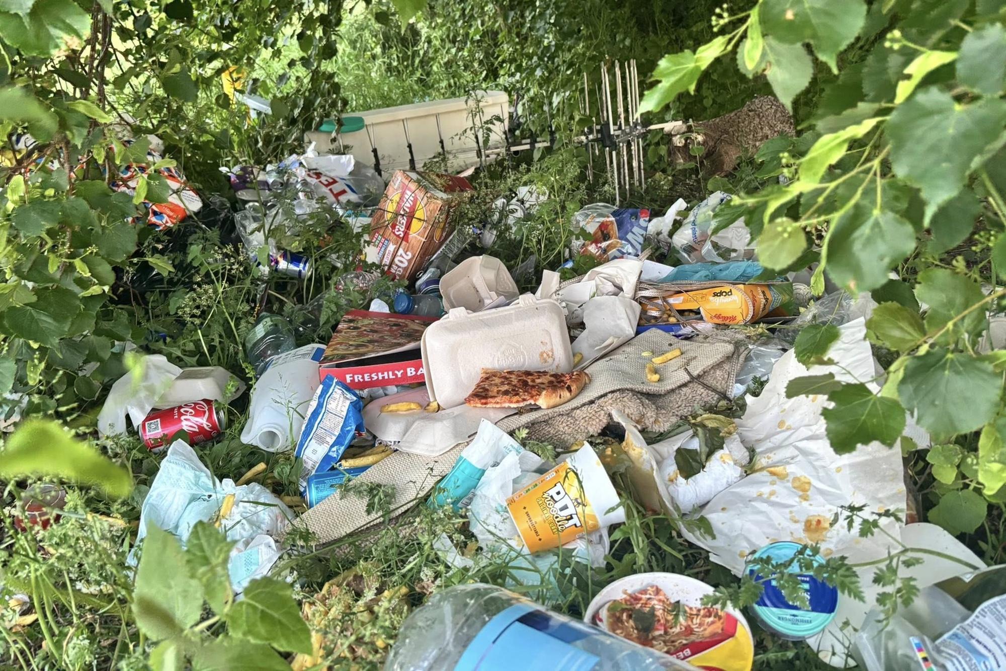 Anger after travellers leave behind 'dirty nappies' and 'human ...