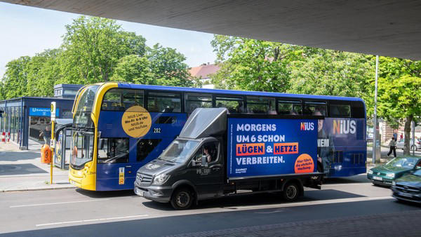 BVG beendet Werbekampagne von Medienportal „Nius“