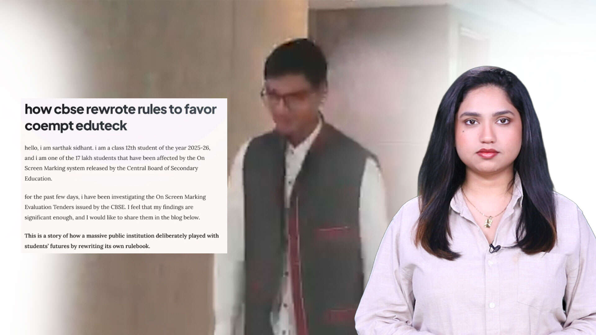 How a class 12 student traced the CBSE-Coempt tender trail and raised ...
