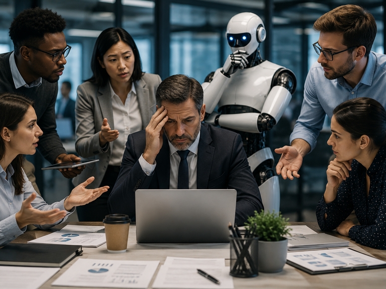 AI is putting managers through a test they never prepared for