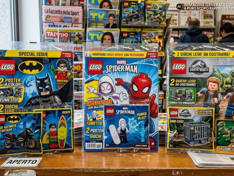 LEGO gratis in edicola con la rivista: minifigure da collezione Batman ...