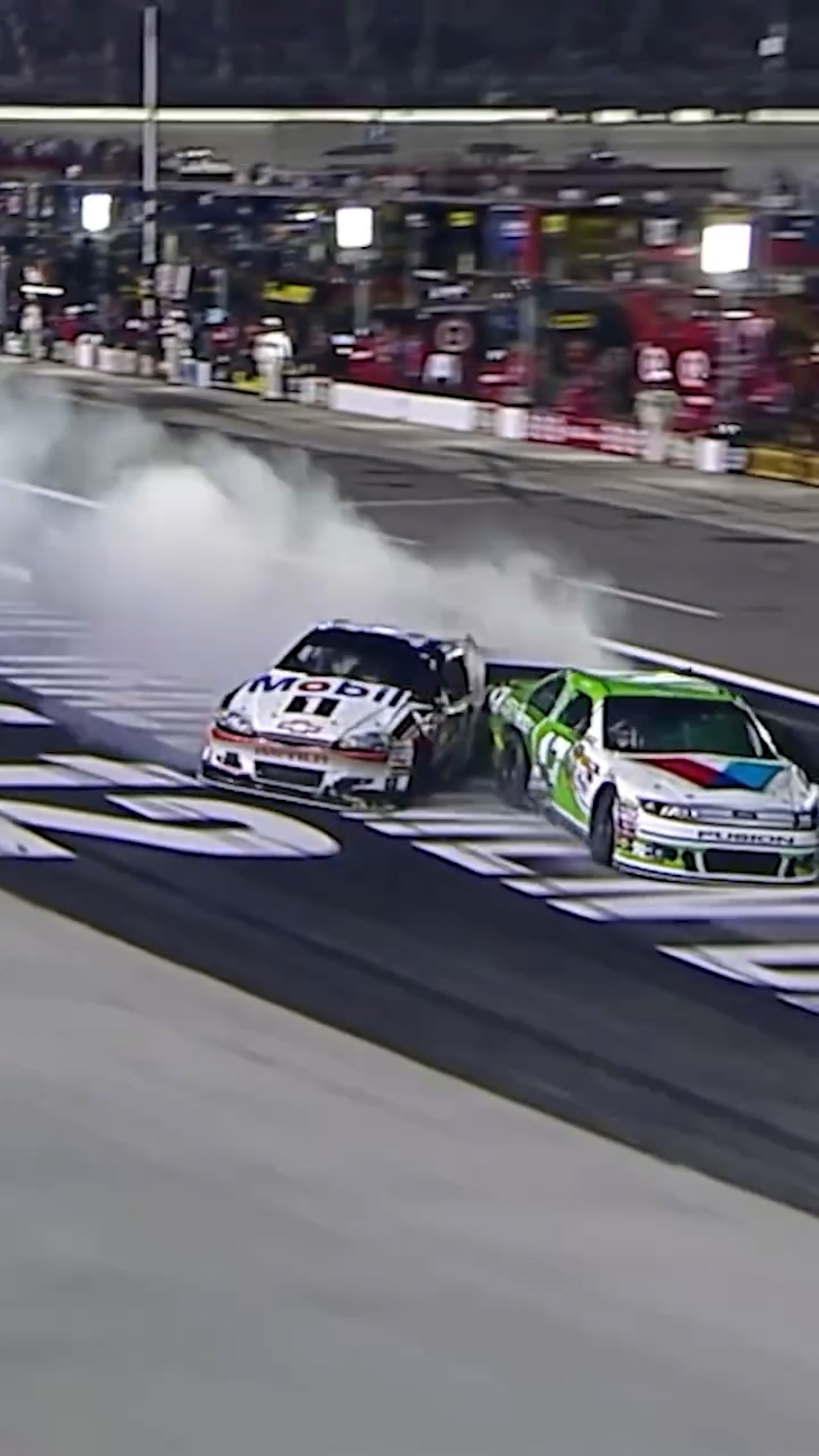 When Tony Stewart threw his helmet at Matt Kenseth's car