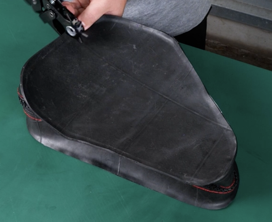 Creative bike gear - tire-made tools bag