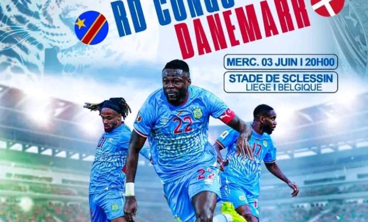 RDC 0-0 Danemark : Les Léopards rassurent à Liège avant le Mondial