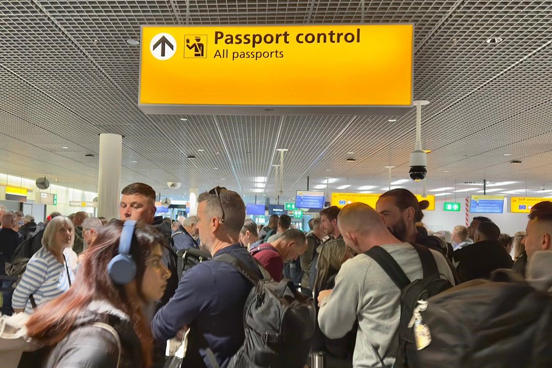 Americans are facing massive lines at European airports amid new rules