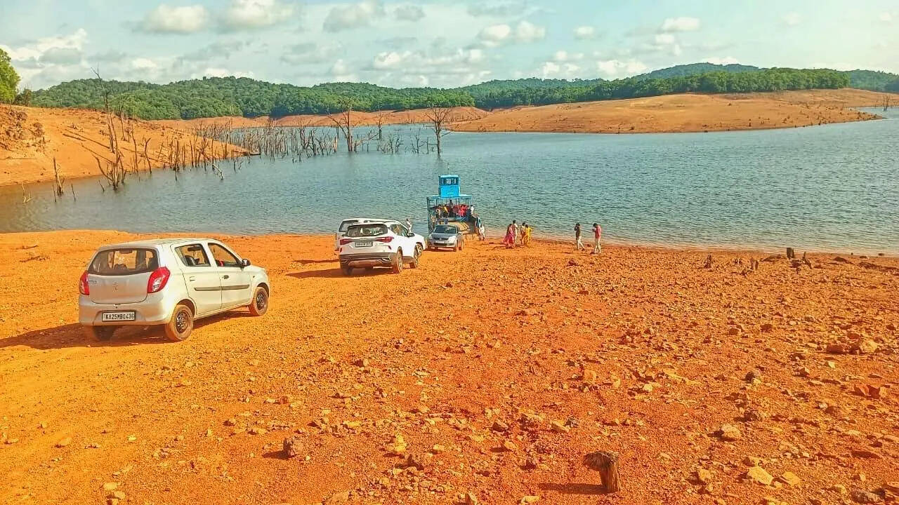 Receding water levels disrupt vital launch services in Sharavathi ...