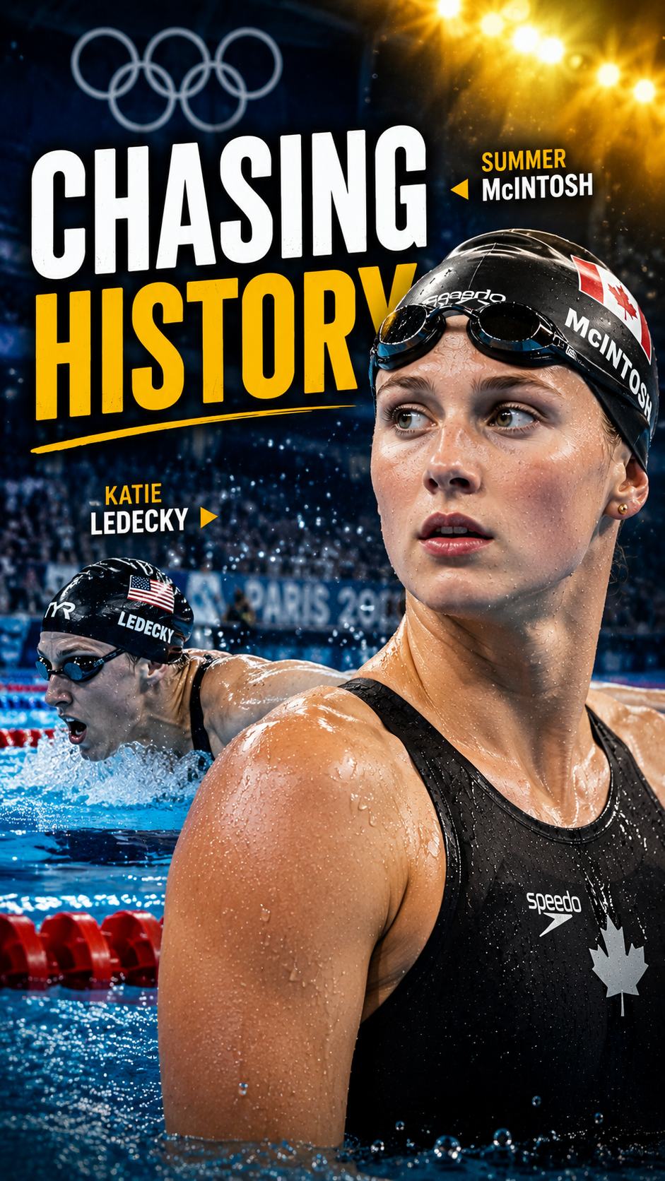 Summer McIntosh on training in Austin, racing Katie Ledecky, and ...