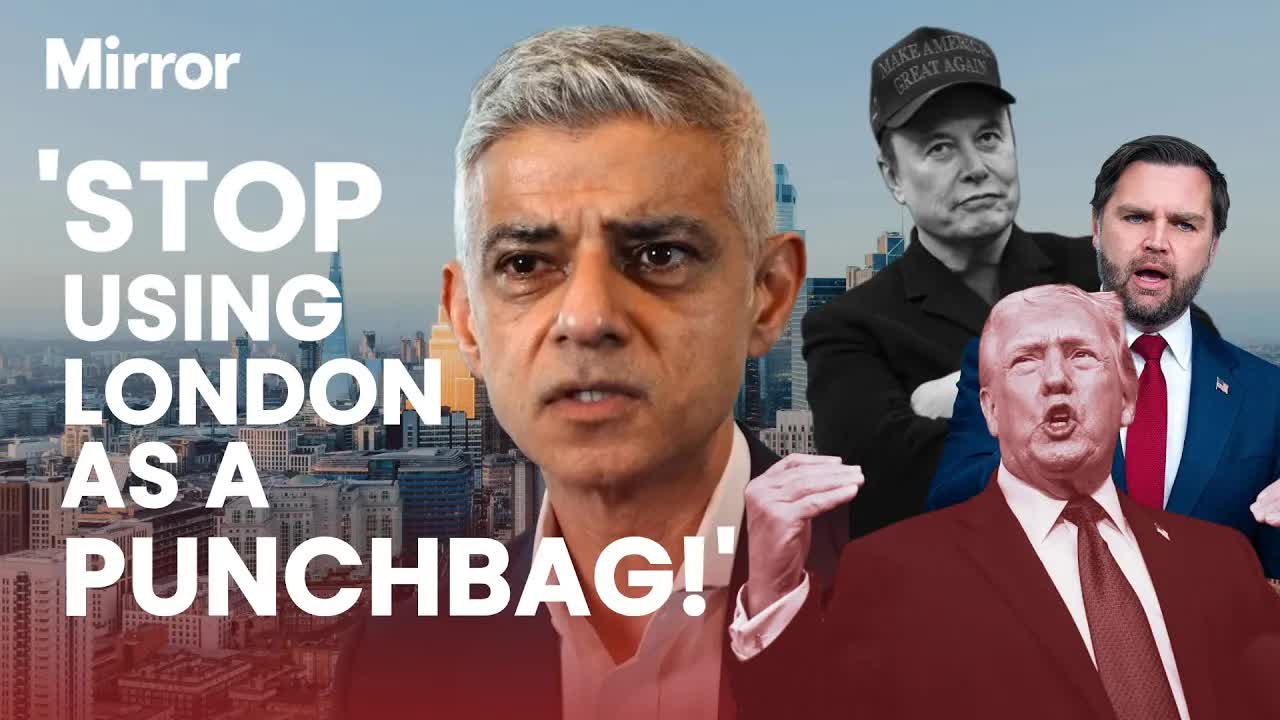 Sadiq Khan hits back at US 'dystopian' claims as London crime rates ...