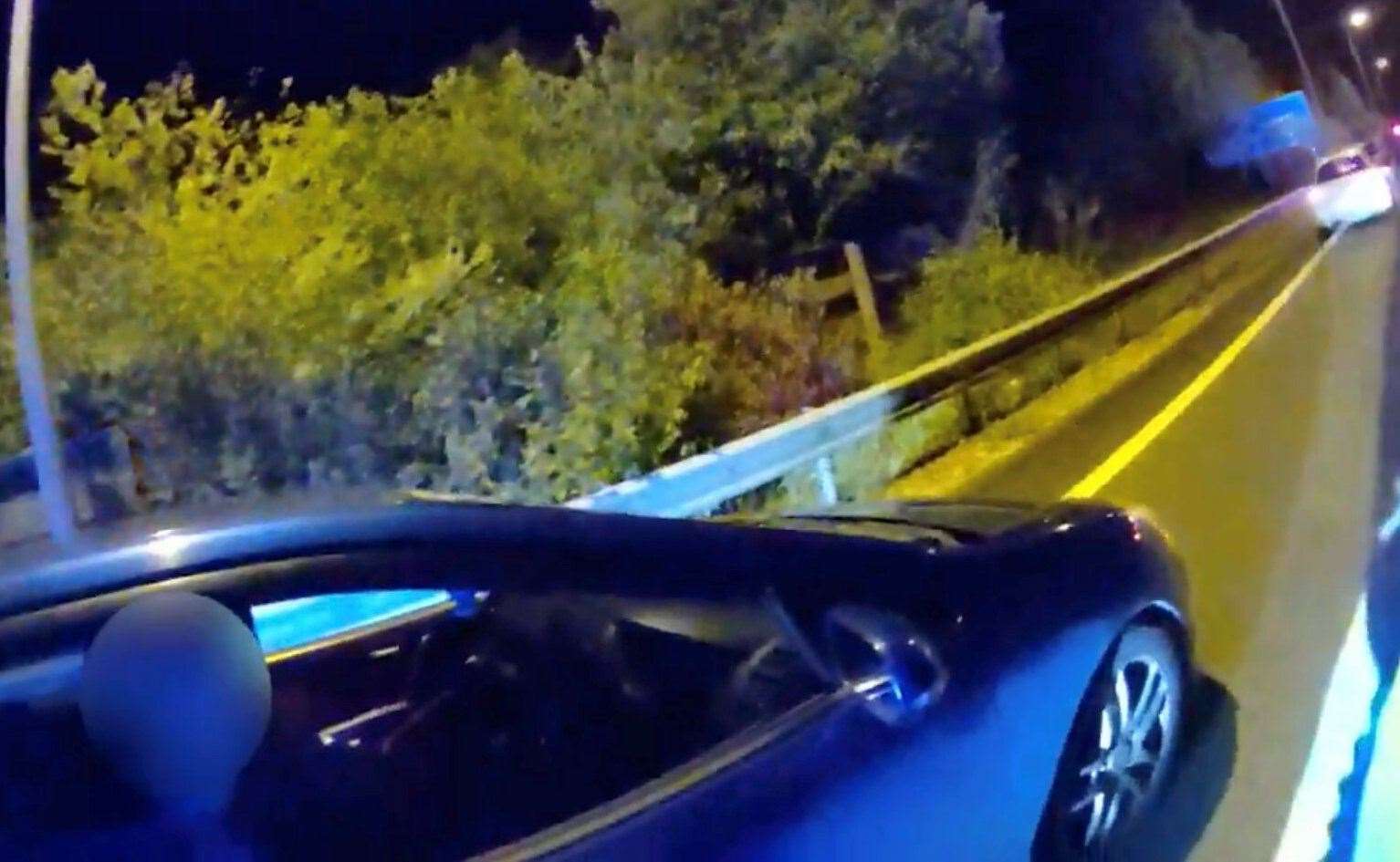 Footage shows drivers racing at speeds of up to 120mph on M2 between ...