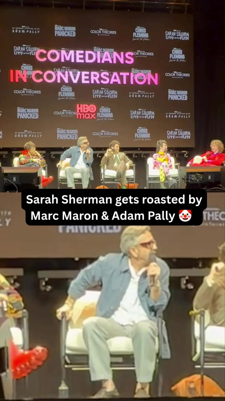 Sarah Sherman gets roasted by Marc Maron and Adam Pally