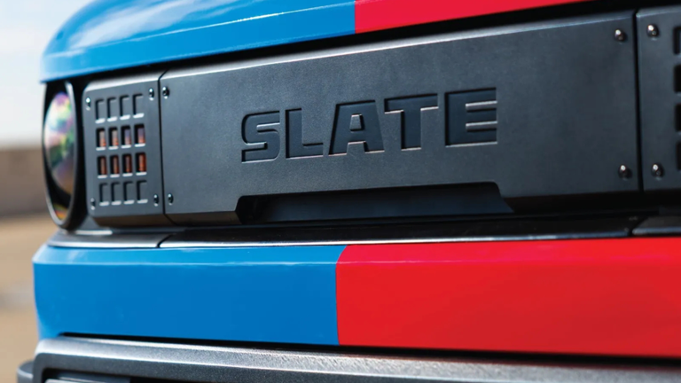 Slate electric pickup can’t track you because it has no modem