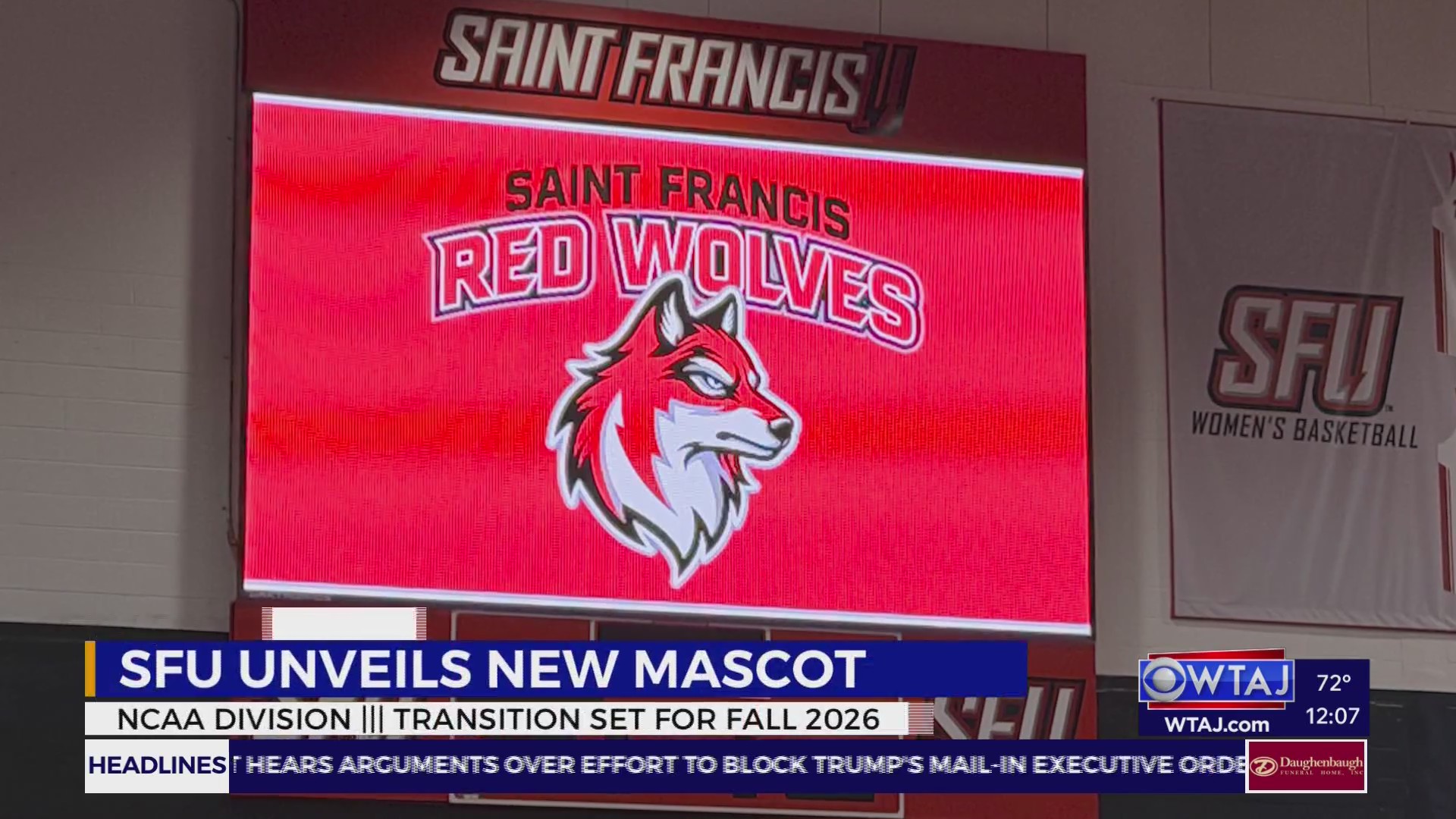 Saint Francis unveils new athletics mascot, team name rebranding from ...