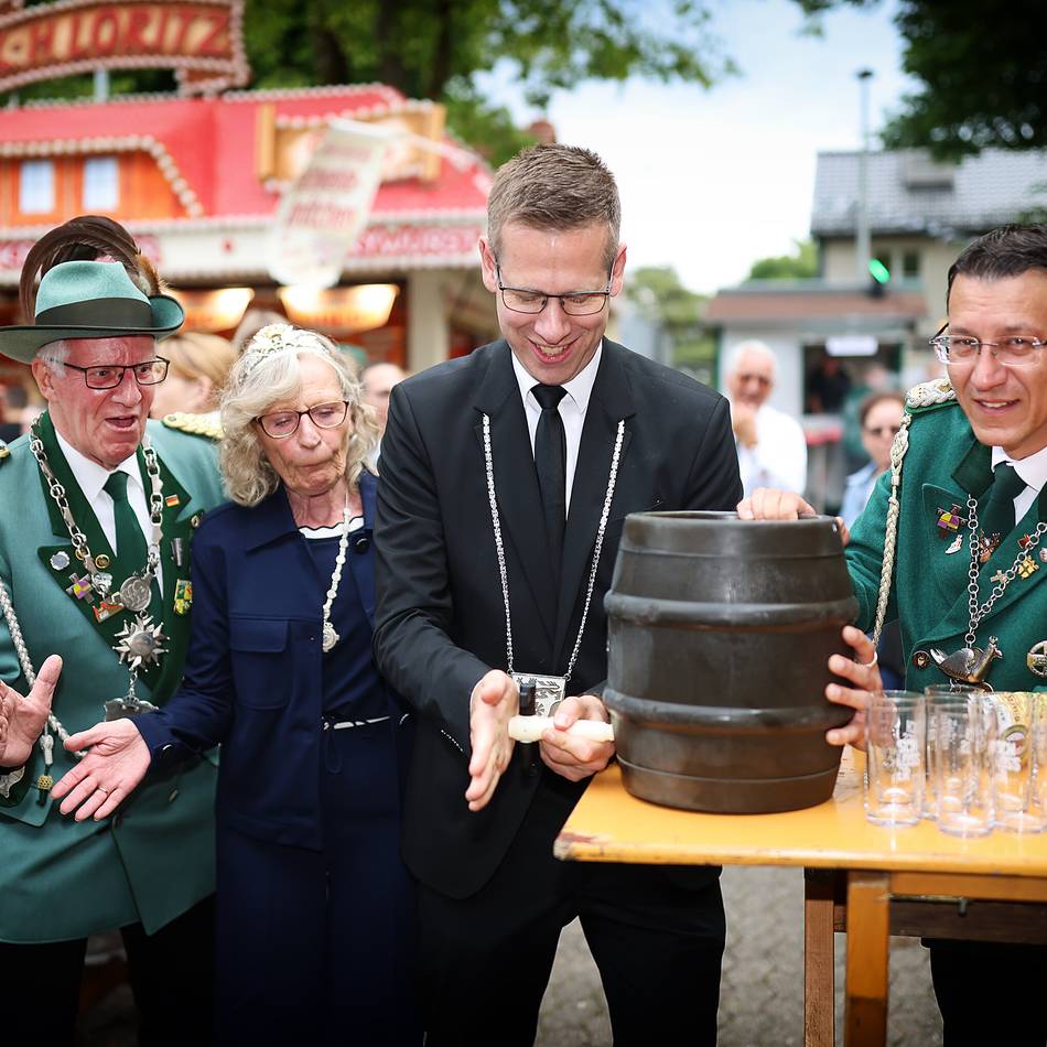 Fünf Tage Kirmes und Schützenfest in Alt-Erkrath