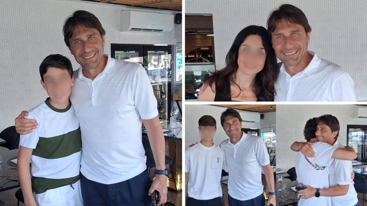 Antonio Conte è ancora a Napoli! Pranzo in uno dei suoi ristoranti ...