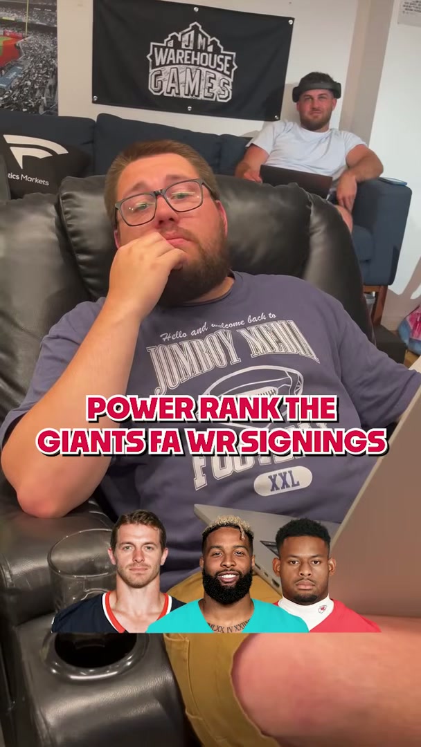 Ranking the three receivers the Giants signed today #OBJ #giants