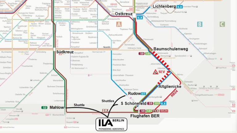 ILA Berlin 2026: Parkplätze fast ausverkauft, so fährt der Sonderzug ...