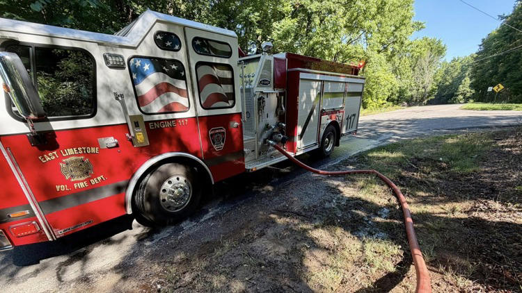 Home destroyed in morning fire in Limestone County