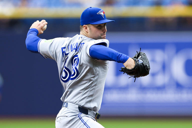 Mason Fluharty has been a workhorse for Blue Jays’ bullpen this season