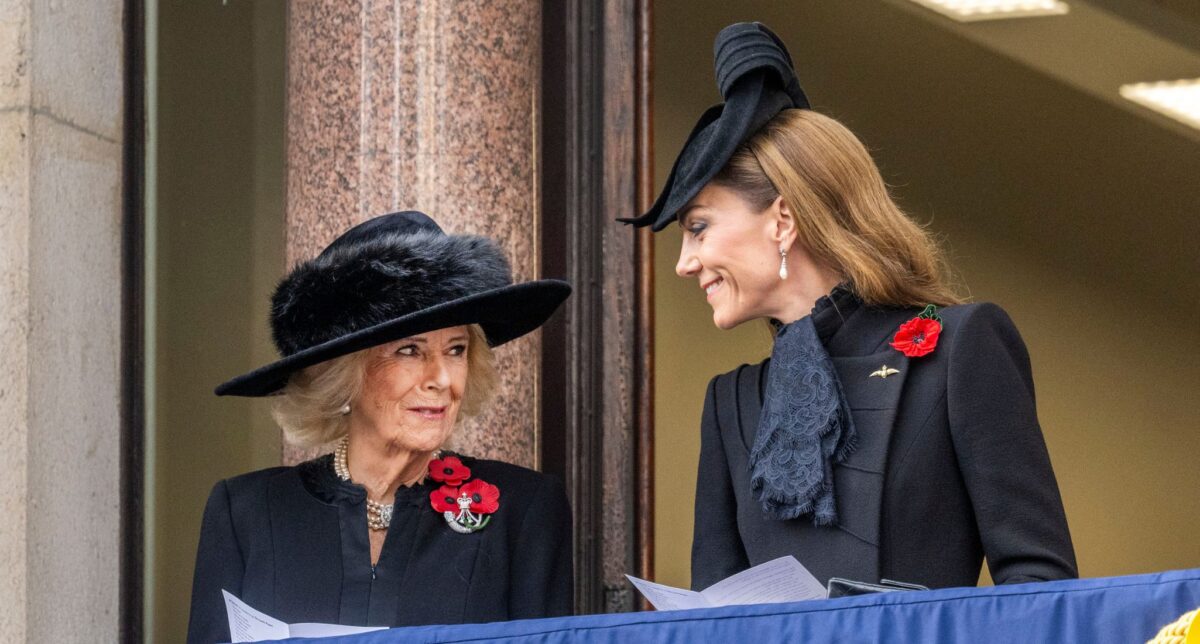 Kate Middleton and Queen Camilla unintentionally twin in polka dots on ...