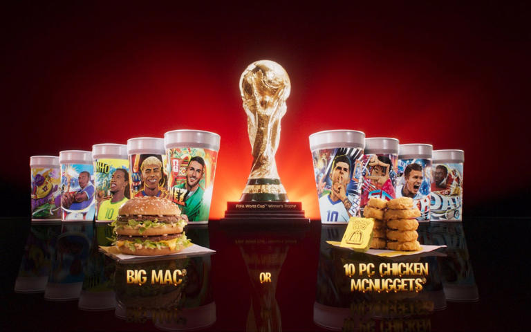 David Beckham, Grimace & more star on McDonald’s new collectible cups ...