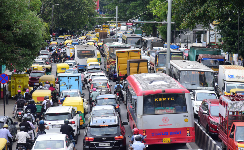Commuters stuck for hours as jams choke Bengaluru