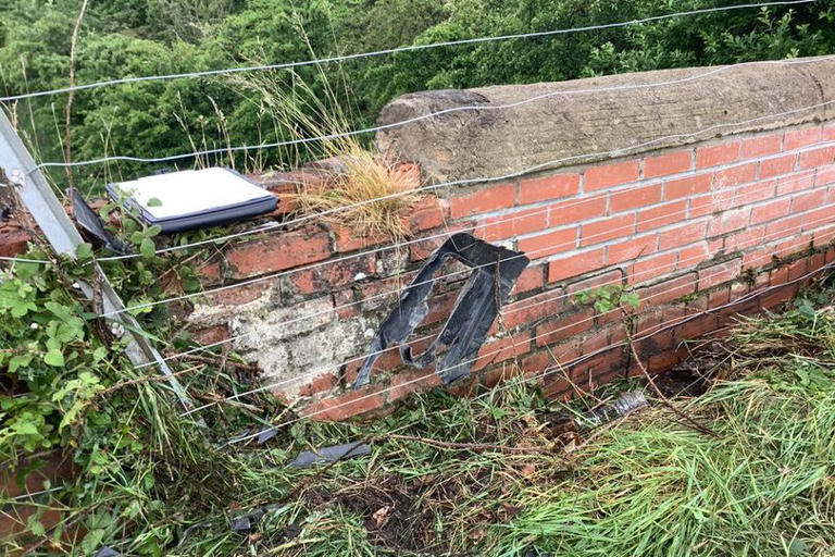 'Large vehicle' crashes into Ayrshire bridge closing rail line for ...