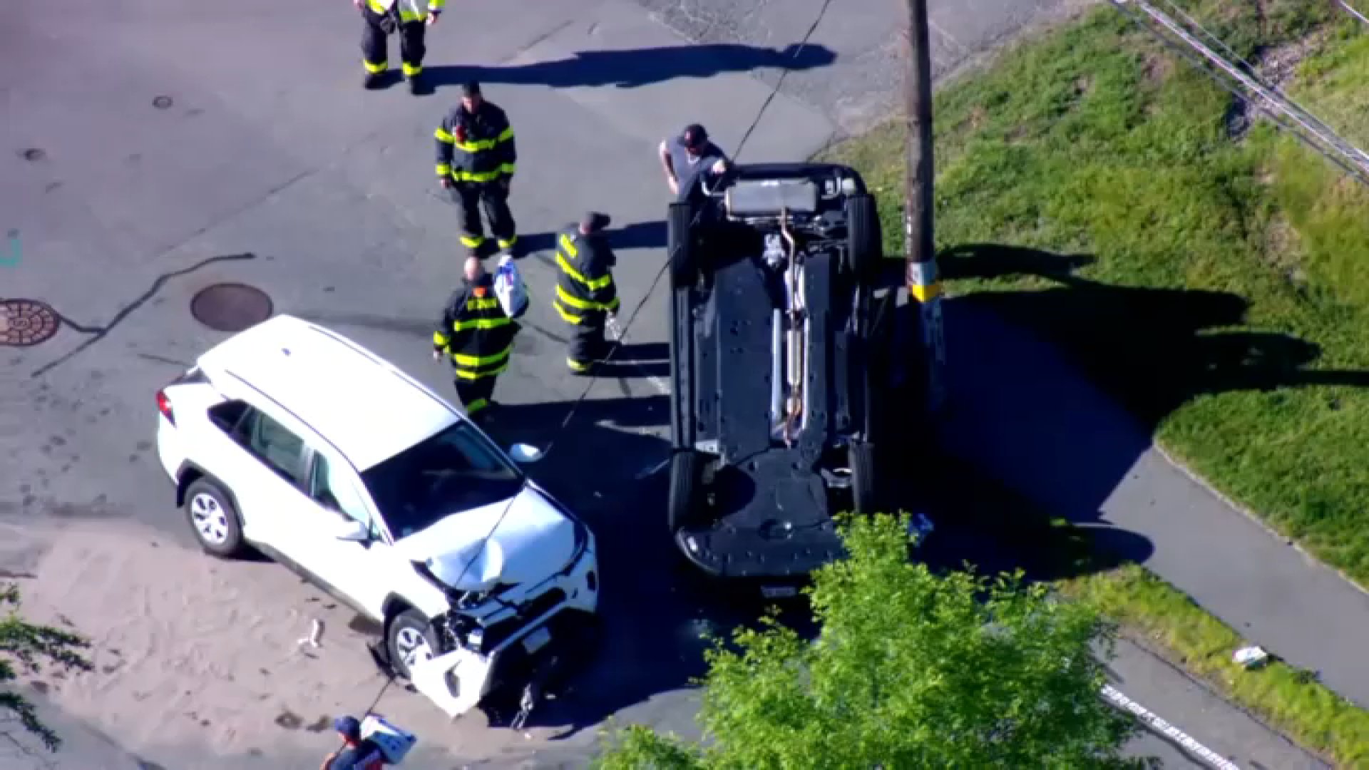 Infant, 2 others injured in Dedham crash