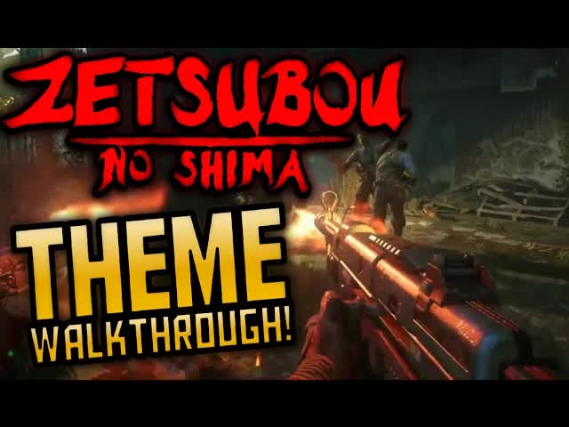 COD Black Ops 3 Zombies "Zetsubou No Shima" DLC 2 PS4 theme walkthrough ...