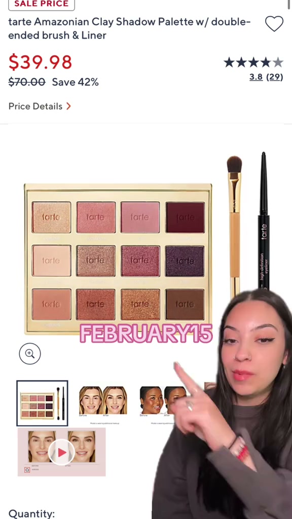 Huge Tarte makeup deals on QVC with promo codes