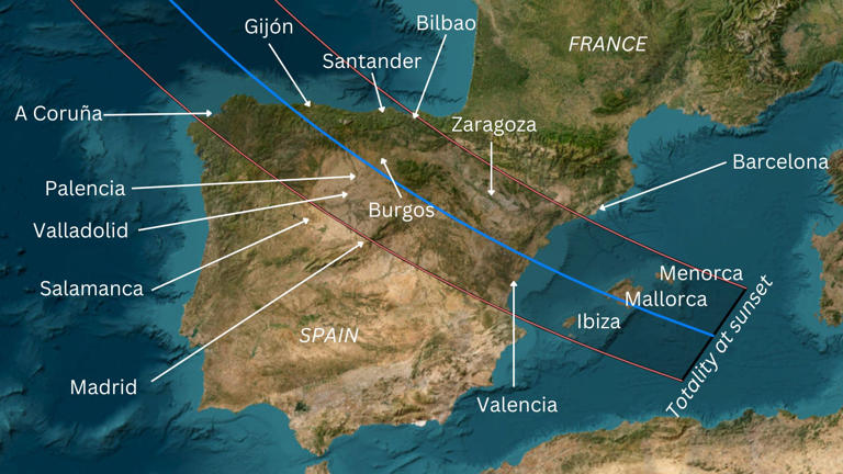 Spain's total solar eclipse 2026 comes with a catch — here's how to ...