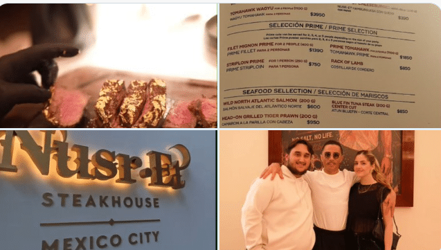 ¿Cuánto cuesta comer en Nusr-Et México? Así es el restaurante que ...