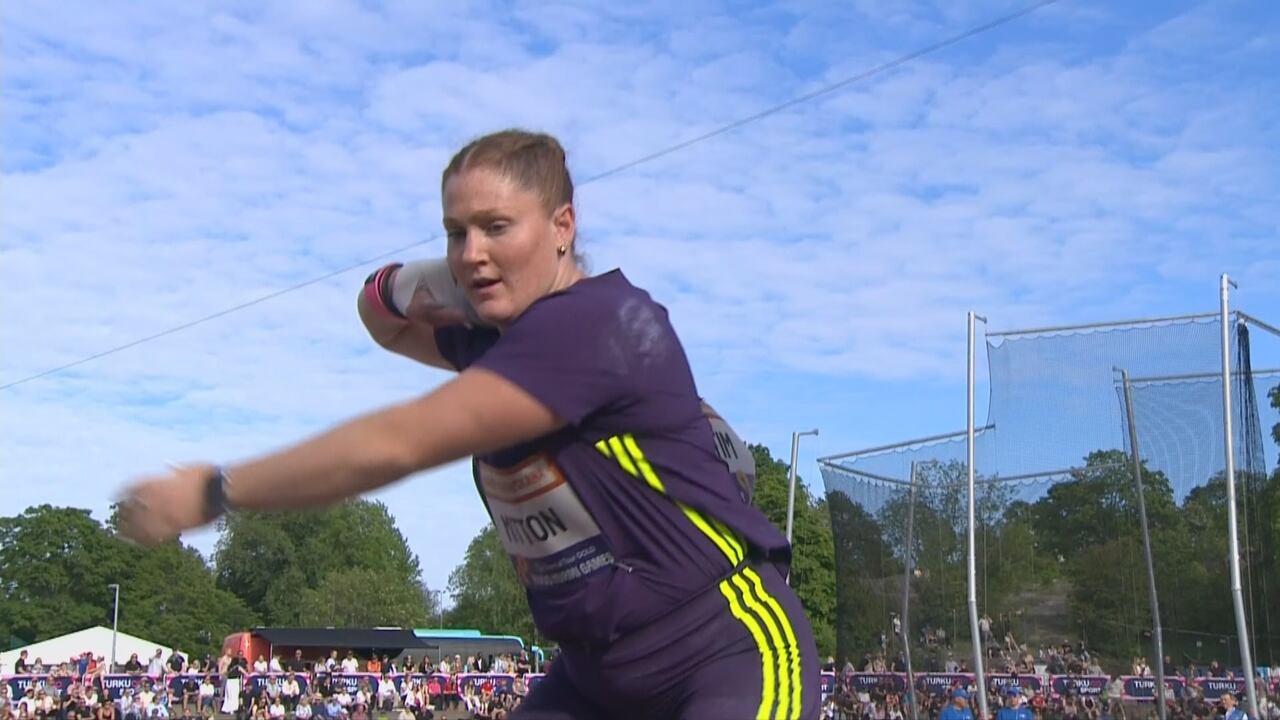Nova Scotia's Sarah Mitton takes 3rd place at the Paavo Nurmi Games