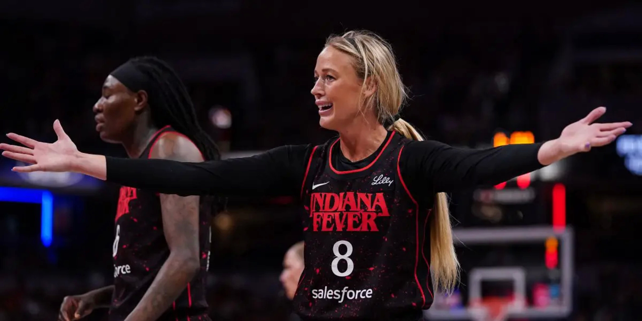 Cameras catch Sophie Cunningham’s altercation in Fever-Fire game