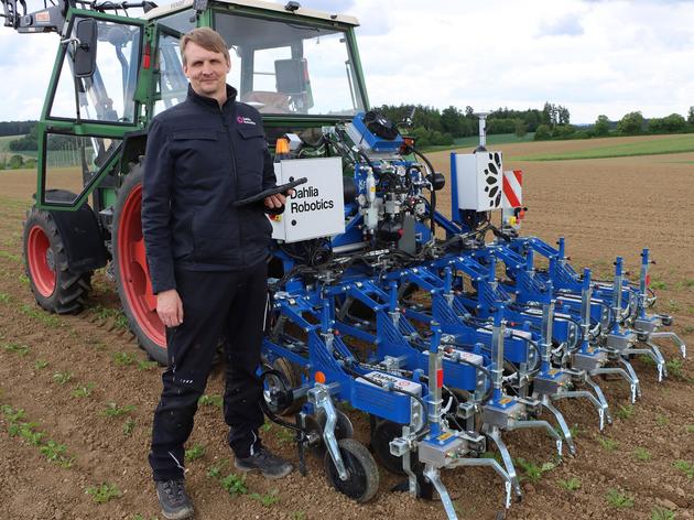 KI-Hackgerät von Dahlia Robotics ersetzt Herbizide auf dem Acker