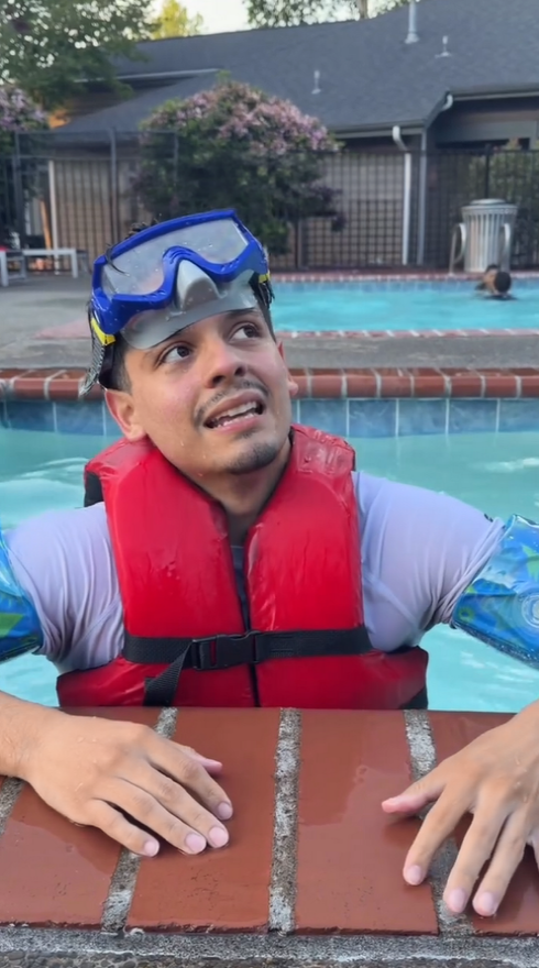 POV: Little kids take over the pool