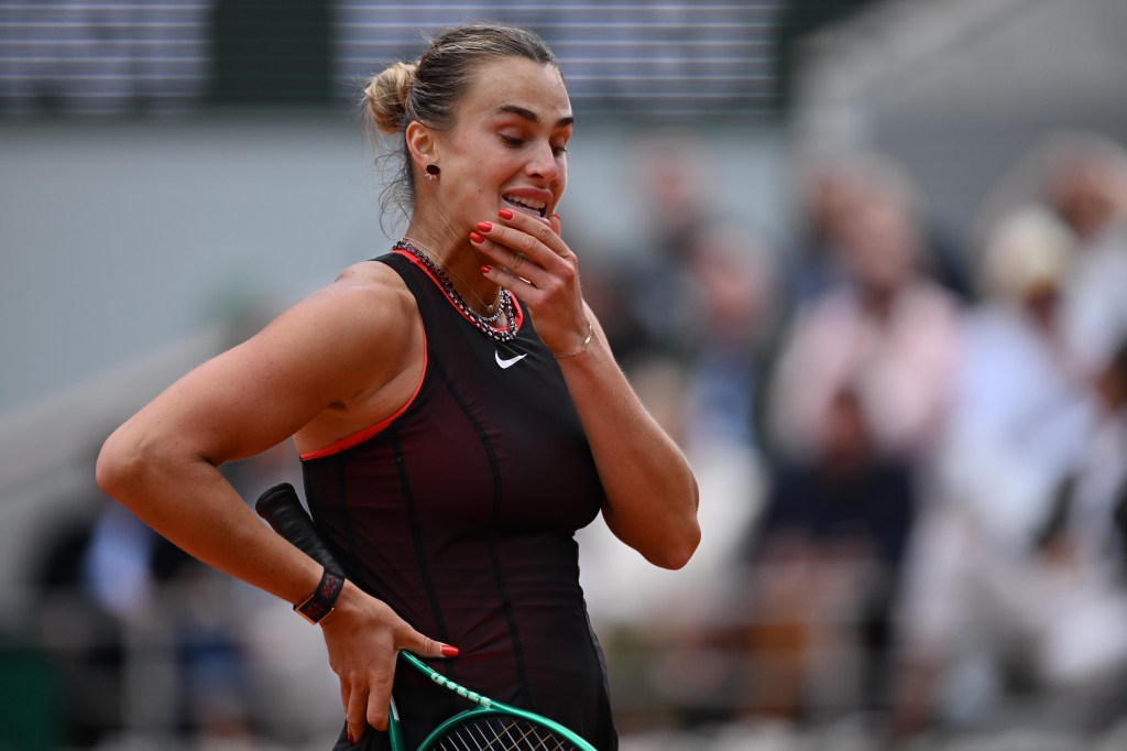 Aryna Sabalenka has stunning French Open meltdown — losing last 10 ...