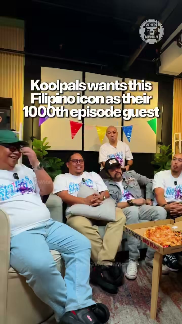 Koolpals near episode 1000 and manifesting a Filipino icon guest